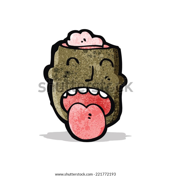 Cartoon Man Open Head Stock Vector (Royalty Free) 221772193 | Shutterstock