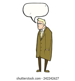 Cartoon Man Overcoat Stock Vector (Royalty Free) 242242627 | Shutterstock