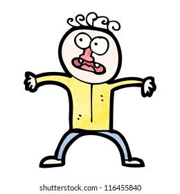 Cartoon Man Panicking Stock Vector (Royalty Free) 116455840 | Shutterstock