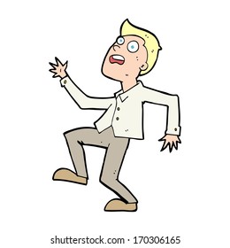 Cartoon Man Panicking Stock Vector (Royalty Free) 170306165 | Shutterstock
