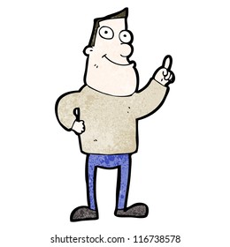 Cartoon Man Idea Stock Illustration 139656491