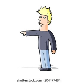 Cartoon Man Pointing Stock Vector (Royalty Free) 170231141