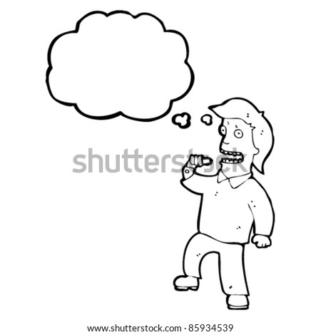 Cartoon Man Pointing Himself Stock Vector (Royalty Free) 85934539 ...