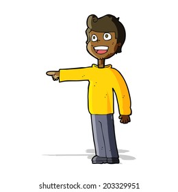 Cartoon Man Pointing Laughing Stock Vector (Royalty Free) 203329951 ...