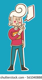 Cartoon Man Poses: Vector có sẵn (miễn phí bản quyền) 561040888 ...