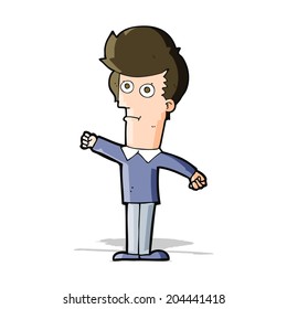 Cartoon Man Punching Stock Vector (Royalty Free) 204441418 | Shutterstock