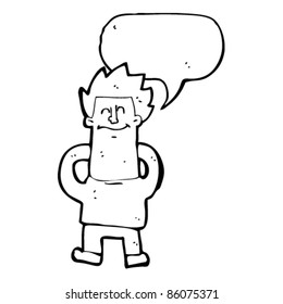 Cartoon Man Relaxing Stock Vector (Royalty Free) 86075371 | Shutterstock