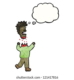 Cartoon Man Severed Head Stock Illustration 137234711