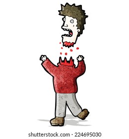 Cartoon Man Severed Head Stock Vector (Royalty Free) 224695030