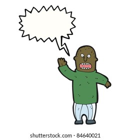 Cartoon Man Shouting Stock Vector (Royalty Free) 84640021 | Shutterstock