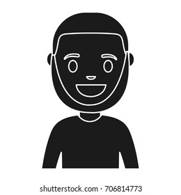 Cartoon Man Smiling Icon Stock Vector (Royalty Free) 706814773 ...