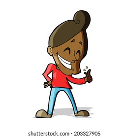 Cartoon Man Snapping Fingers Stock Vector (Royalty Free) 203327905 ...