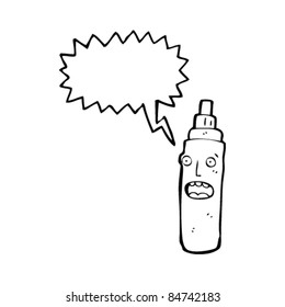 Cartoon Marker Pen Character Face Stock Vector (Royalty Free) 84742183 ...