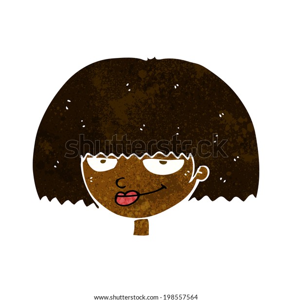 Cartoon Mean Female Face Stock Vector (Royalty Free) 198557564 ...