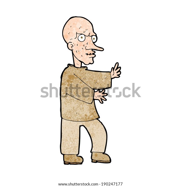 Cartoon Mean Looking Man Stock Vector (Royalty Free) 190247177 ...