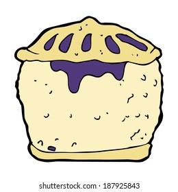 Cartoon Meat Pie Stock Vector (Royalty Free) 187925843 | Shutterstock