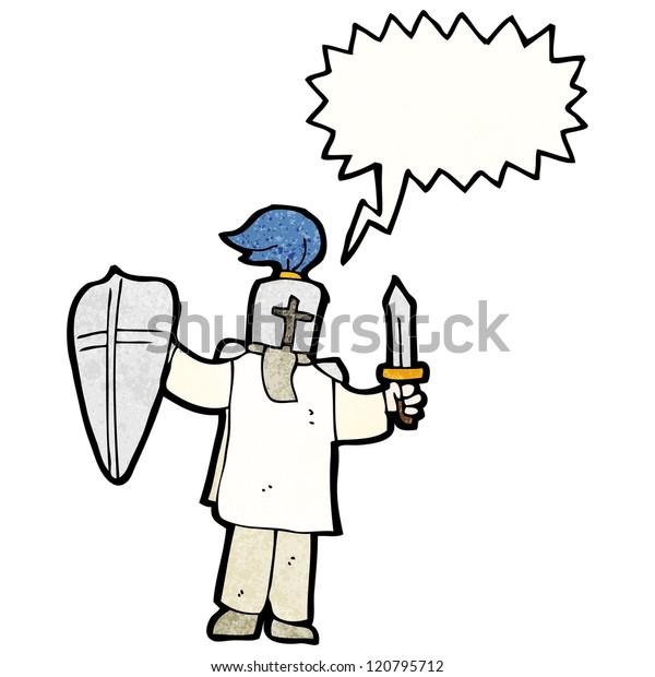 Cartoon Medieval Knight Stock Vector (Royalty Free) 120795712 ...