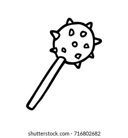 Cartoon Medieval Mace Stock Vector (Royalty Free) 716802682 | Shutterstock