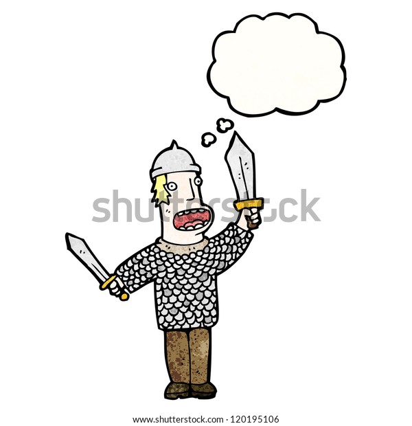Cartoon Medieval Soldier Stock Vector (Royalty Free) 120195106 ...
