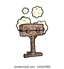 Cartoon Medieval Stocks Stock Vector (Royalty Free) 125625983 ...