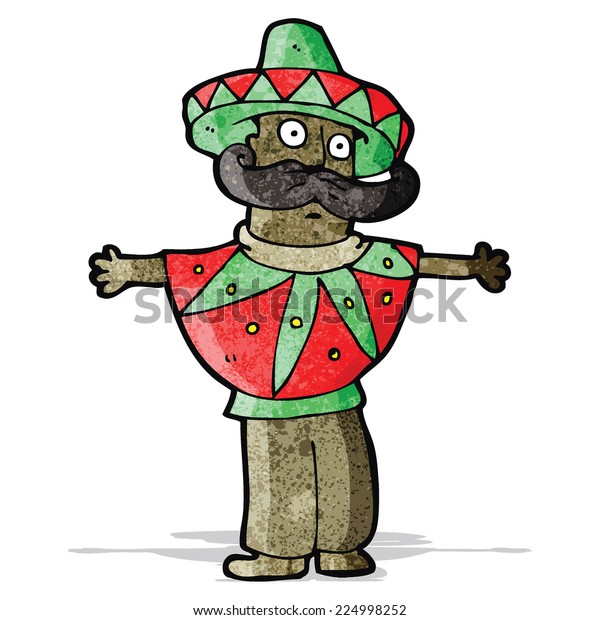 Cartoon Mexican Man Stock Vector (Royalty Free) 224998252 | Shutterstock