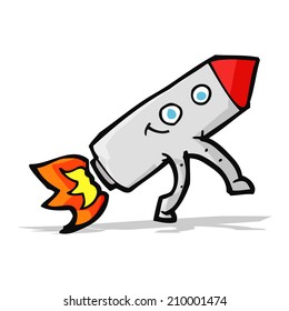 Cartoon Missile Stock Vector (Royalty Free) 210001474 | Shutterstock