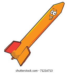 Cartoon Missile Stock Vector (Royalty Free) 71216713 | Shutterstock