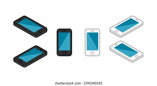 Cartoon Mobile Phone Isolated Vector Illustration Stock Vector (Royalty ...