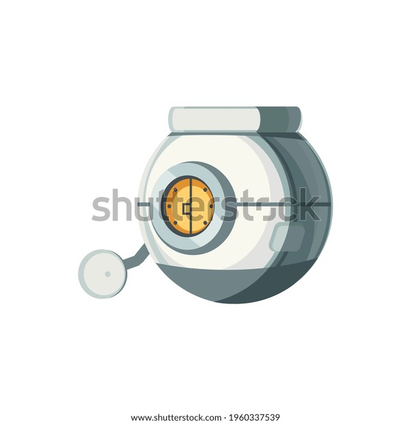 Cartoon Module Orbital Space Station Vector Stock Vector (Royalty Free ...