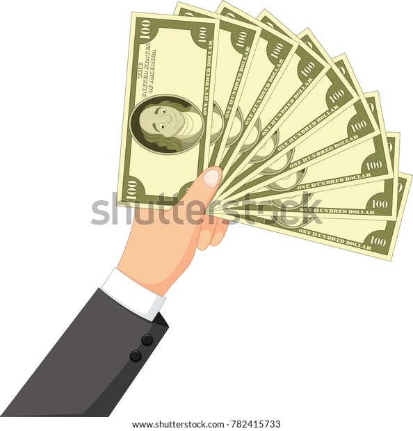 Cartoon Money Hand Stock Vector (Royalty Free) 782415733 | Shutterstock