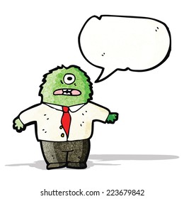 Cartoon Monster Boss Stock Vector (Royalty Free) 223679842 | Shutterstock