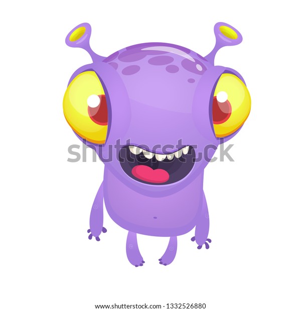 Cartoon Monster Vector Illustration Isolated Stock Vector (Royalty Free ...