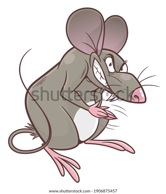 Cartoon Mouse Rubbing Hands Laughing Cartoon Stock Vector (Royalty Free ...