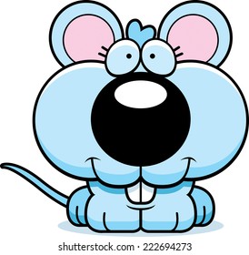 Cartoon Mouse Smiling Happy Stock Vector (Royalty Free) 222694273 ...
