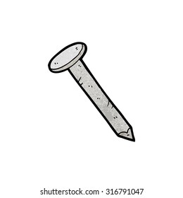 Cartoon Nail Stock Vector (Royalty Free) 316791047 | Shutterstock