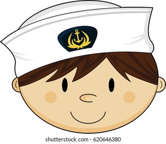 Cartoon Navy Sailor Stock Vector (Royalty Free) 620646380 | Shutterstock