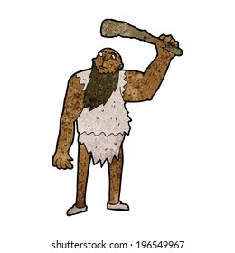 Cartoon Neanderthal Stock Vector (Royalty Free) 196549967 | Shutterstock