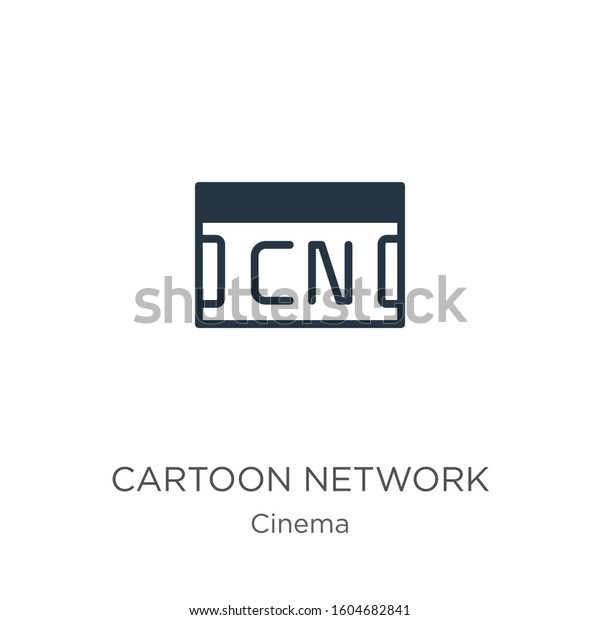Cartoon Network Icon Thin Linear Cartoon Stock Vector (Royalty Free ...