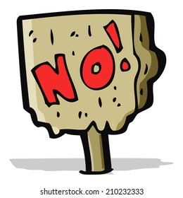 Cartoon No Sign Stock Vector (Royalty Free) 210232333 | Shutterstock