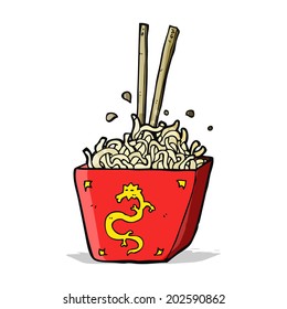 Cartoon Noodles Box Stock Vector (Royalty Free) 202590862 | Shutterstock