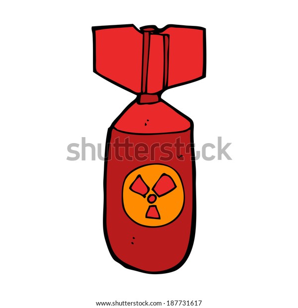 Cartoon Nuclear Bomb Stock Vector (Royalty Free) 187731617 | Shutterstock