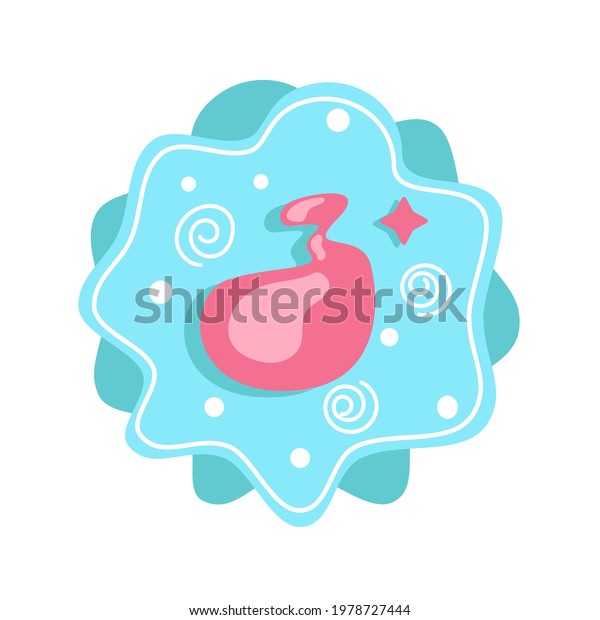 Cartoon Number 3 Isolated On Background Stock Vector (Royalty Free ...