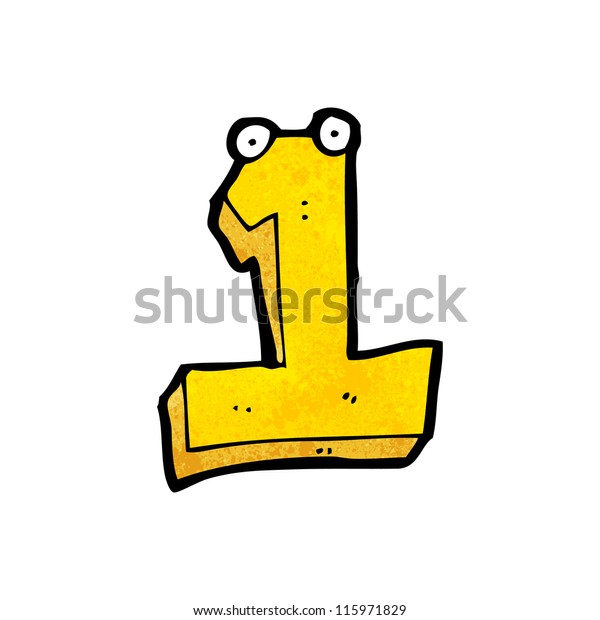 caricatura número uno: vector de stock (libre de regalías) 115971829 ...