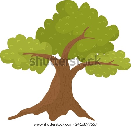 Cartoon Oak Tree Clipart | Free download on ClipArtMag