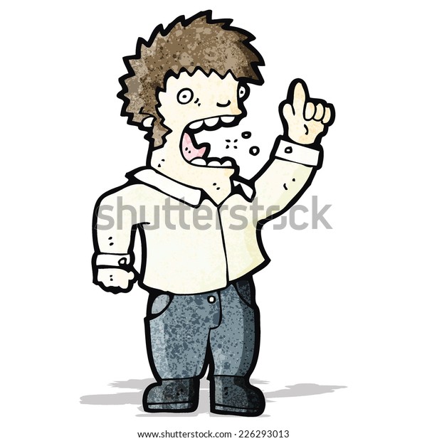 Cartoon Obnoxious Man Stock Vector (Royalty Free) 226293013 | Shutterstock