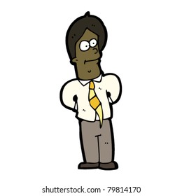 Cartoon Office Man Stock Vector (Royalty Free) 79814170 | Shutterstock