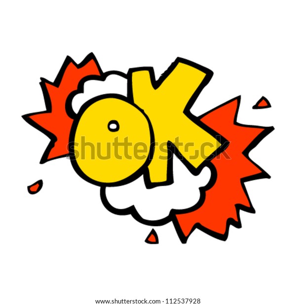 Cartoon Okay Sign Stock Vector (Royalty Free) 112537928 | Shutterstock