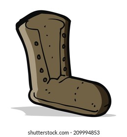 Cartoon Old Boot Stock Vector (Royalty Free) 209994853 | Shutterstock