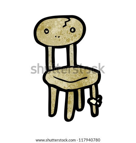Cartoon Old Broken Chair Stock Vector (Royalty Free) 117940780 ...