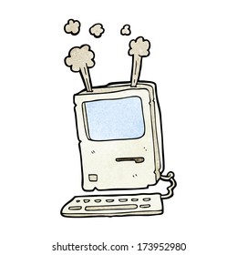 Cartoon Old Computer Stock Vector (Royalty Free) 173952980 | Shutterstock
